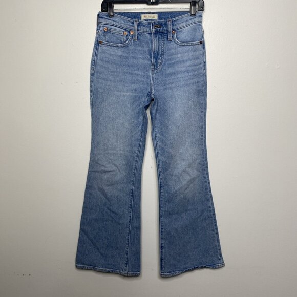 Madewell | Jeans | Madewell Jeans 25p Perfect Vintage Flare Wide Leg Jean Blue Denim | Poshmark